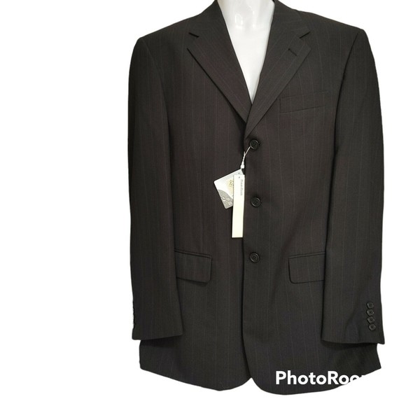 Perry Ellis | Suits & Blazers | Perry Ellis Pin Stripe Suit Jacket Size ...